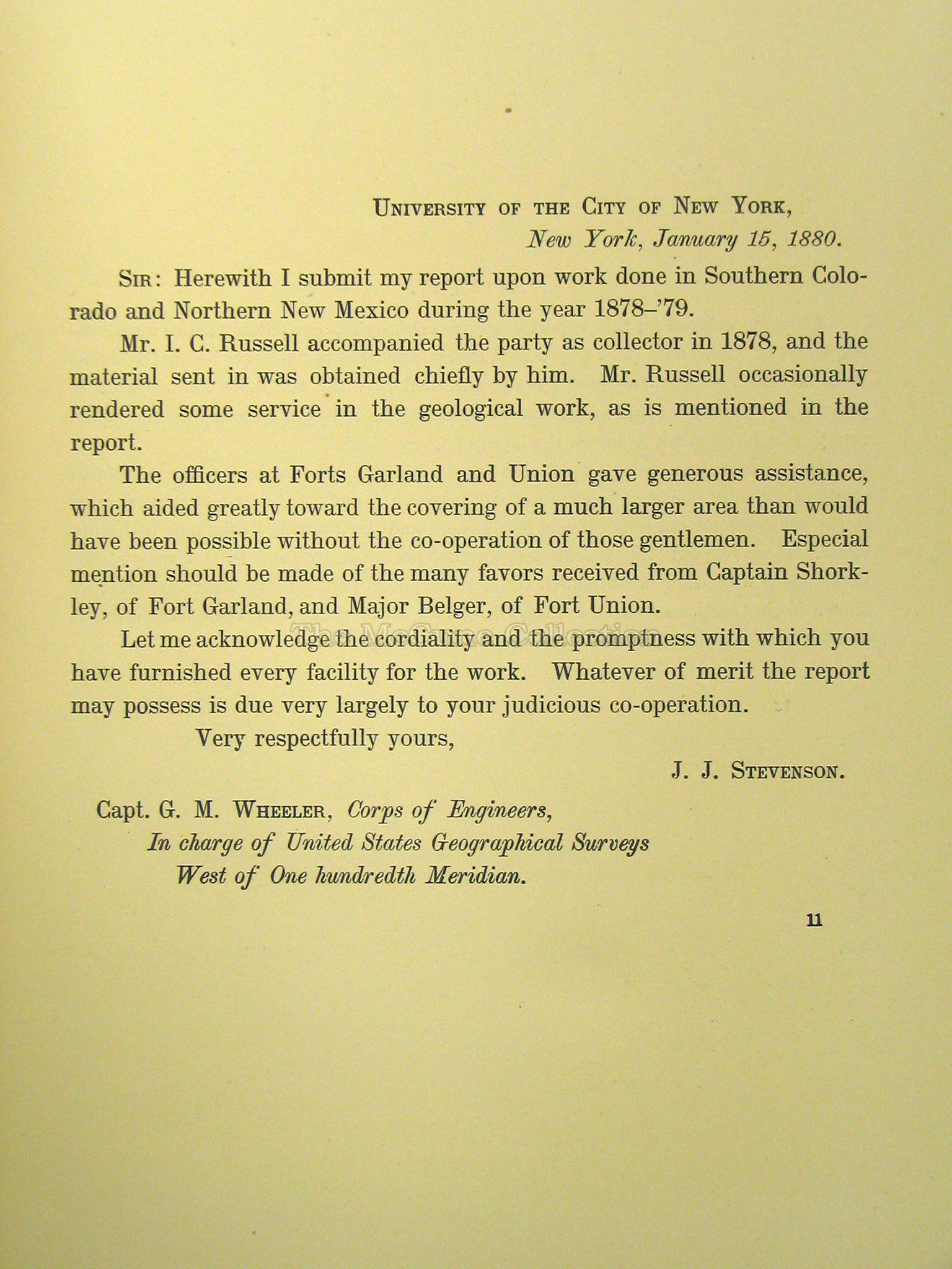 Report Upon US Geographical Surveys West of the One Hundredth Meridian ...